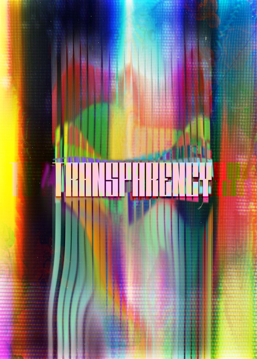 'Transparency' Poster, picture, metal print, paint by Aphantasiv | Displate