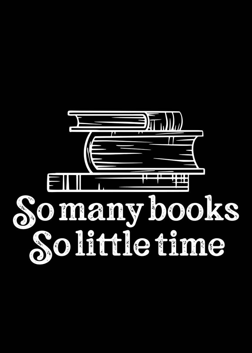 'so many books' Poster, picture, metal print, paint by Andreas ...
