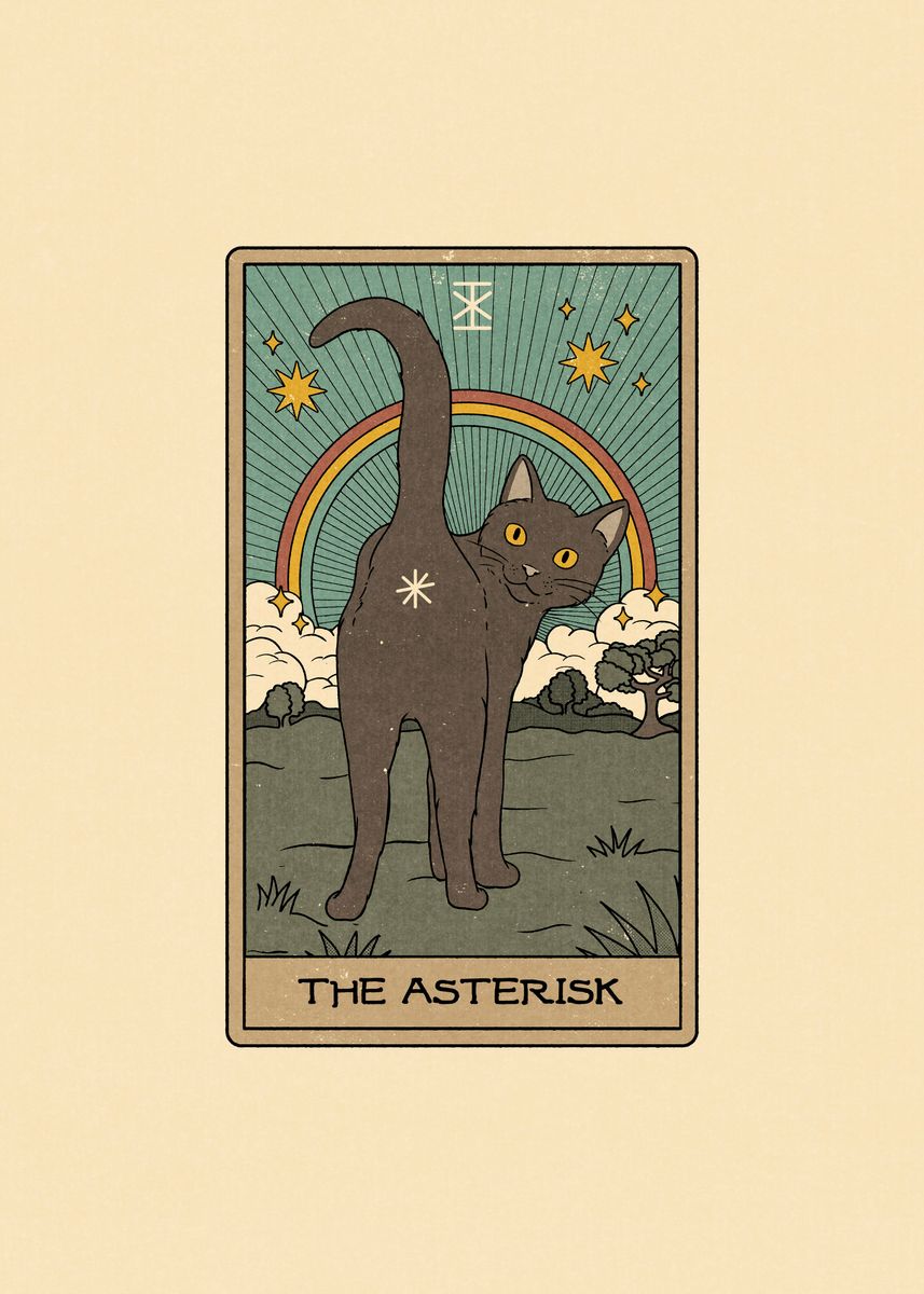 'The Asterisk' Poster, picture, metal print, paint by Thiago Corrêa ...