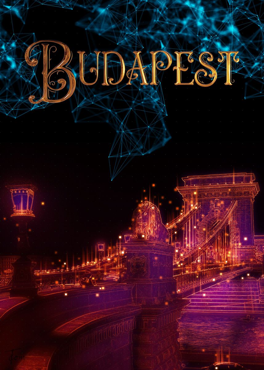 'Budapest' Poster by Petra Rommelfanger | Displate