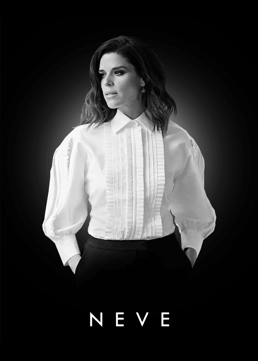 'Neve Campbell' Poster, picture, metal print, paint by Bo Kev | Displate