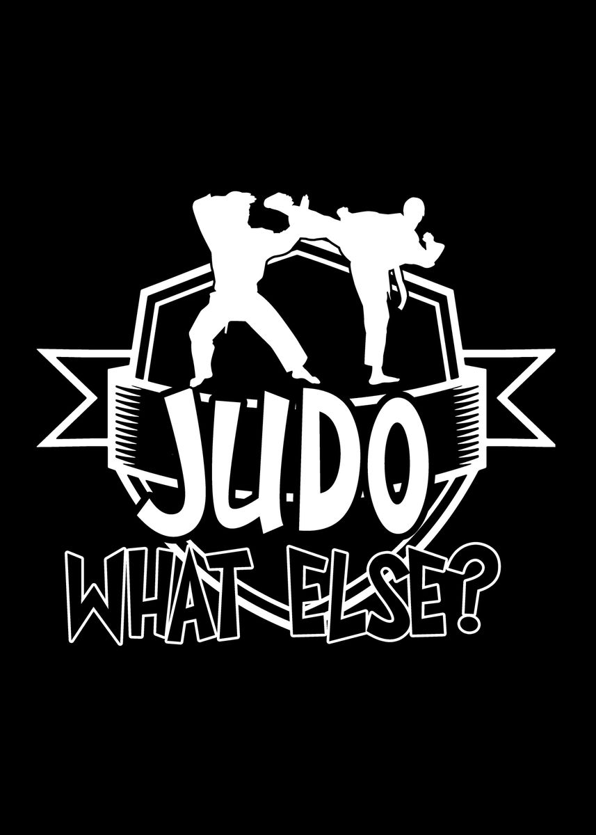 'Judo Judoka ' Poster, picture, metal print, paint by dr3designs | Displate