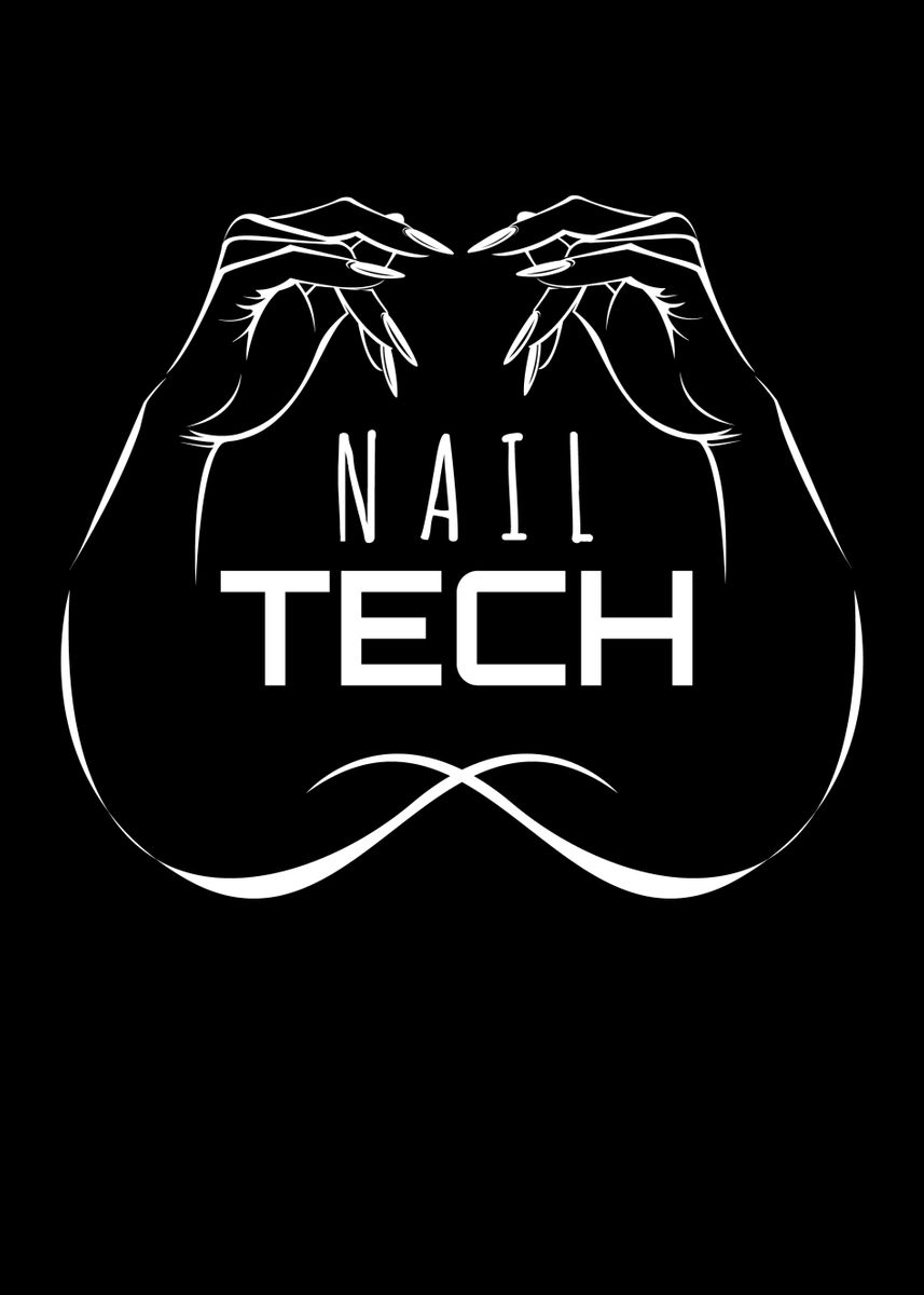 'Nail Tech Fingernail' Poster, picture, metal print, paint by Mooon ...