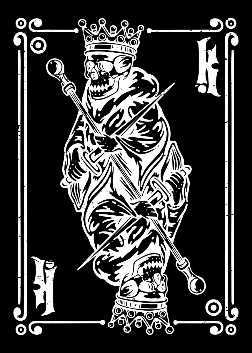 'King Card' Poster by John DonJoe | Displate