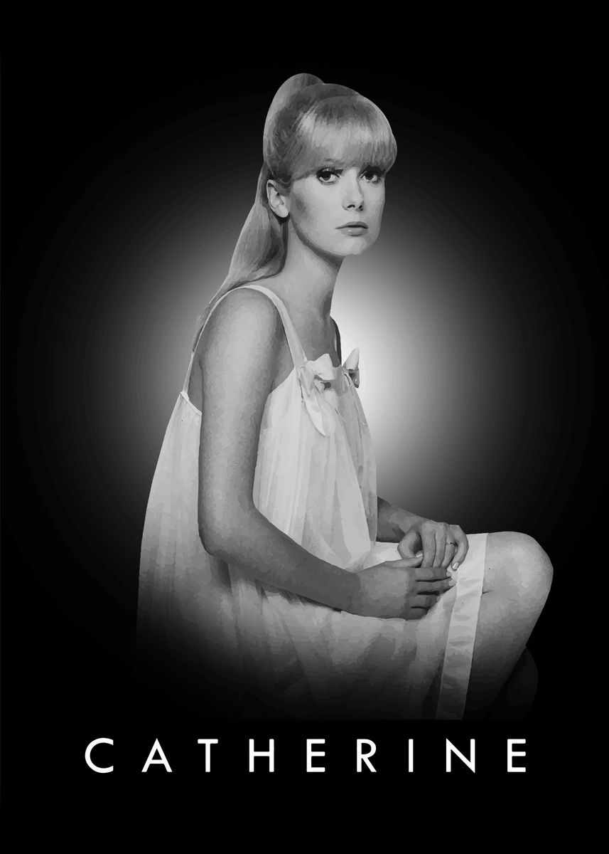 'Catherine Deneuve' Poster, picture, metal print, paint by Bo Kev ...
