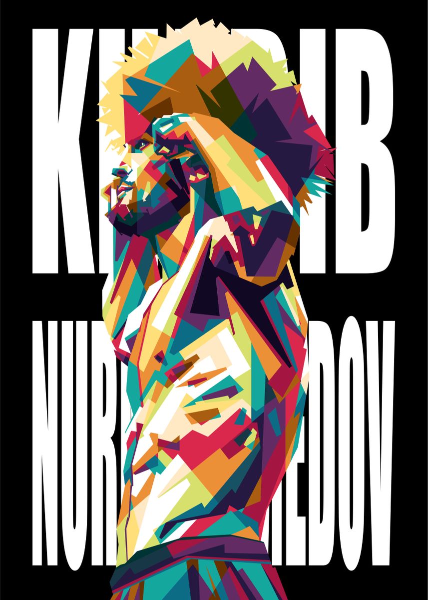 'Khabib' Poster by Fill Artwork | Displate