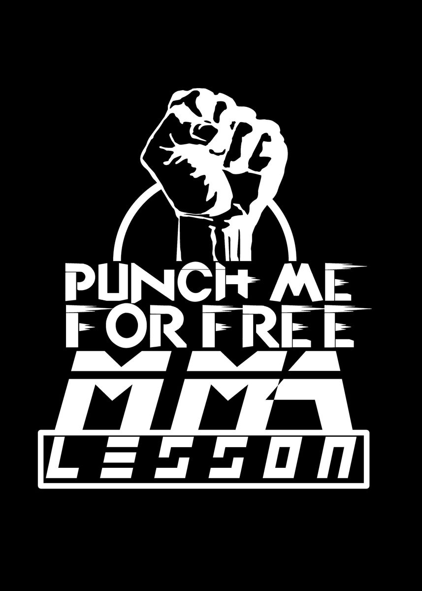 'MMA Mixed Martial Arts ' Poster, picture, metal print, paint by ...