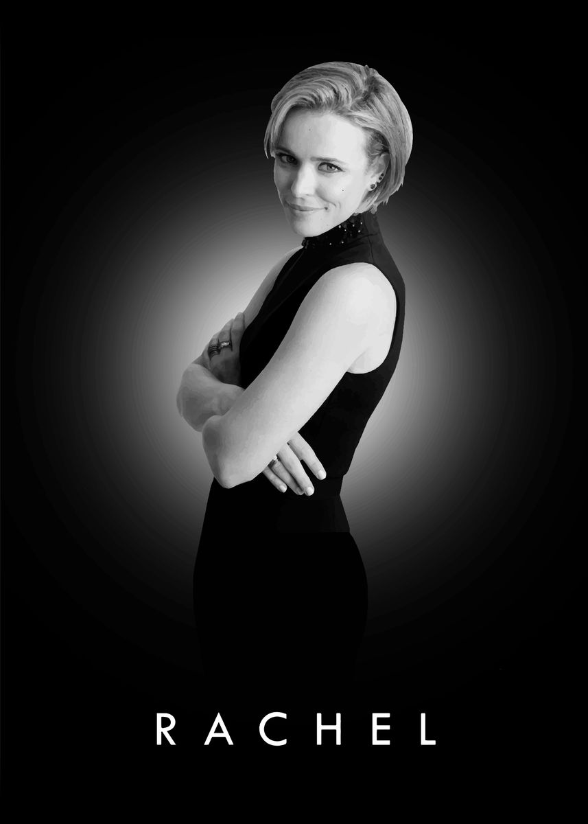 'Rachel McAdams' Poster, picture, metal print, paint by Bo Kev | Displate