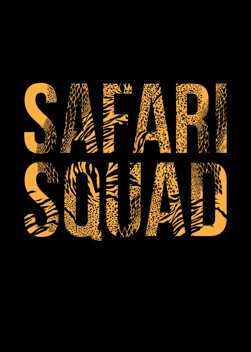 'Safari Squad' Poster by TheLoneAlchemist | Displate