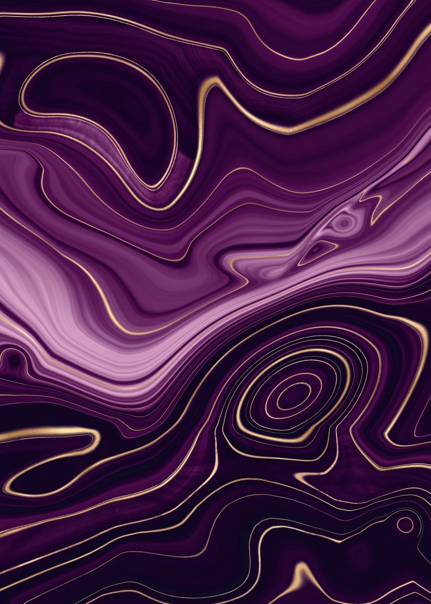 'Amethyst Texture 05' Poster, picture, metal print, paint by Aloke ...