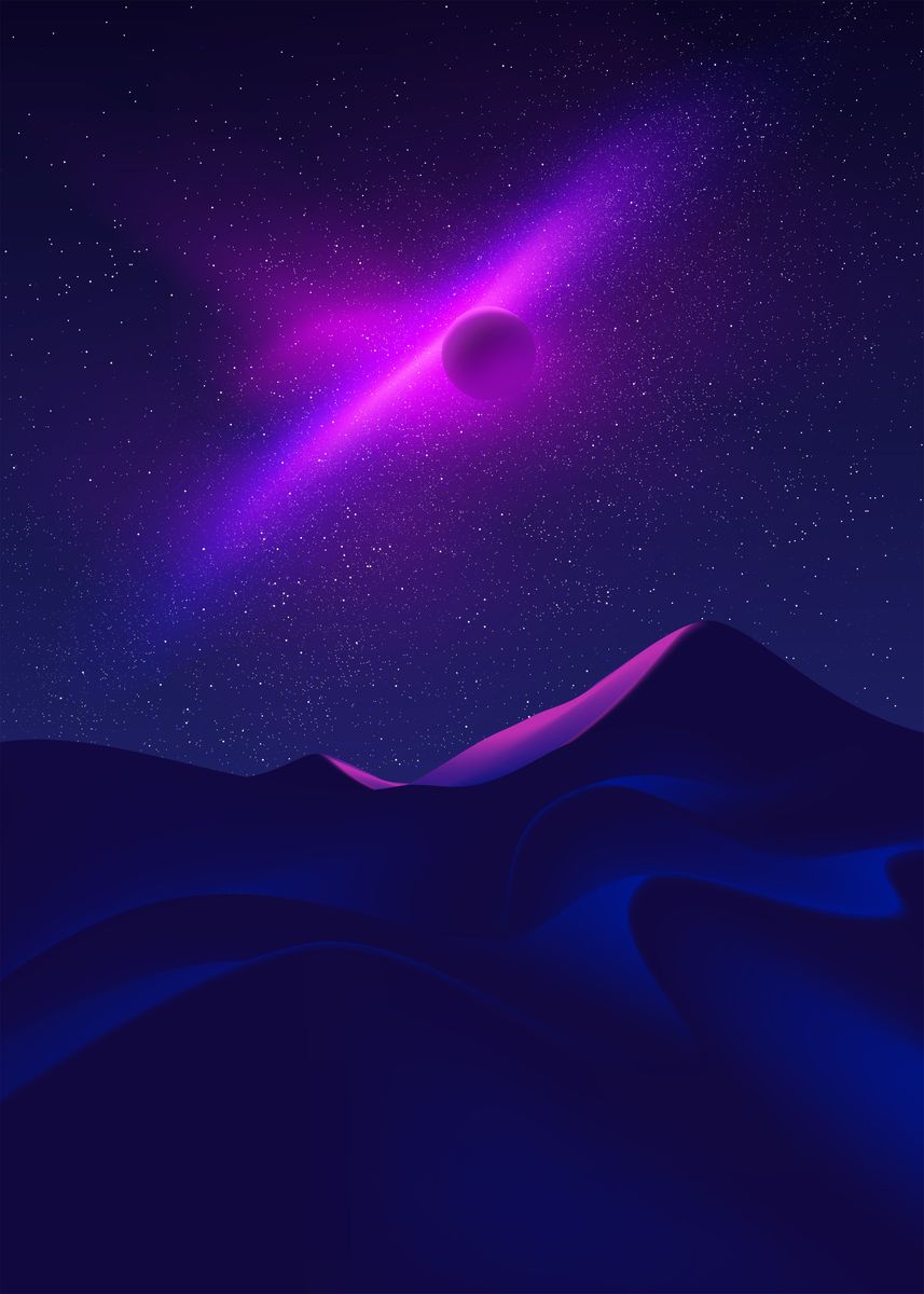 'Supernova' Poster, picture, metal print, paint by Kunyah | Displate