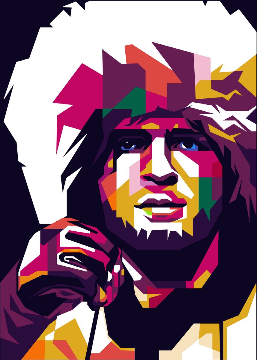 'Khabib Nurmagomedov' Poster by Imad Wpap | Displate