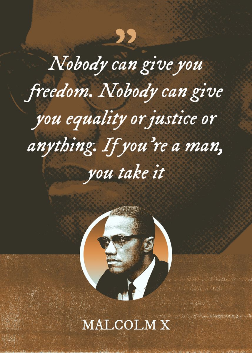 'Nobody can give you' Poster by Syahrasi | Displate