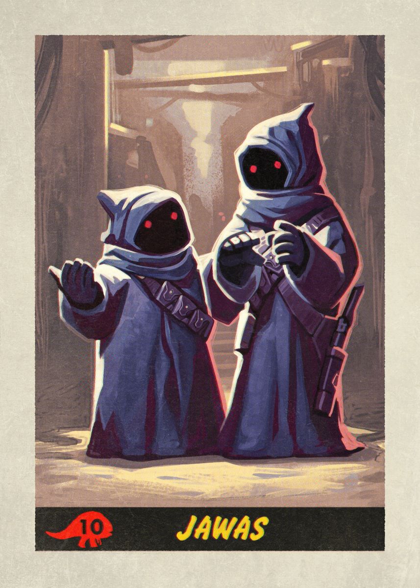 'Jawas' Poster, picture, metal print, paint by Star Wars | Displate