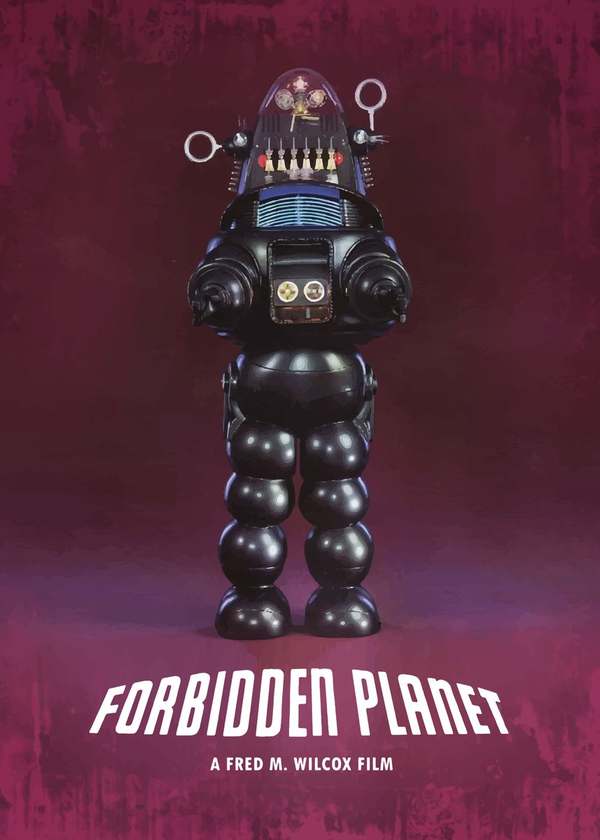 'Forbidden Planet' Poster by Bo Kev | Displate