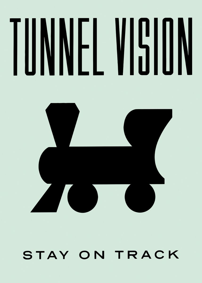 'Tunnel Vision' Poster, picture, metal print, paint by Design House ...