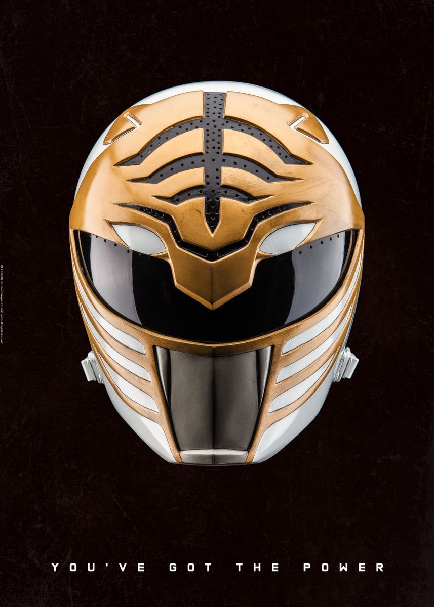 'White Power Ranger' Poster, picture, metal print, paint by Power ...