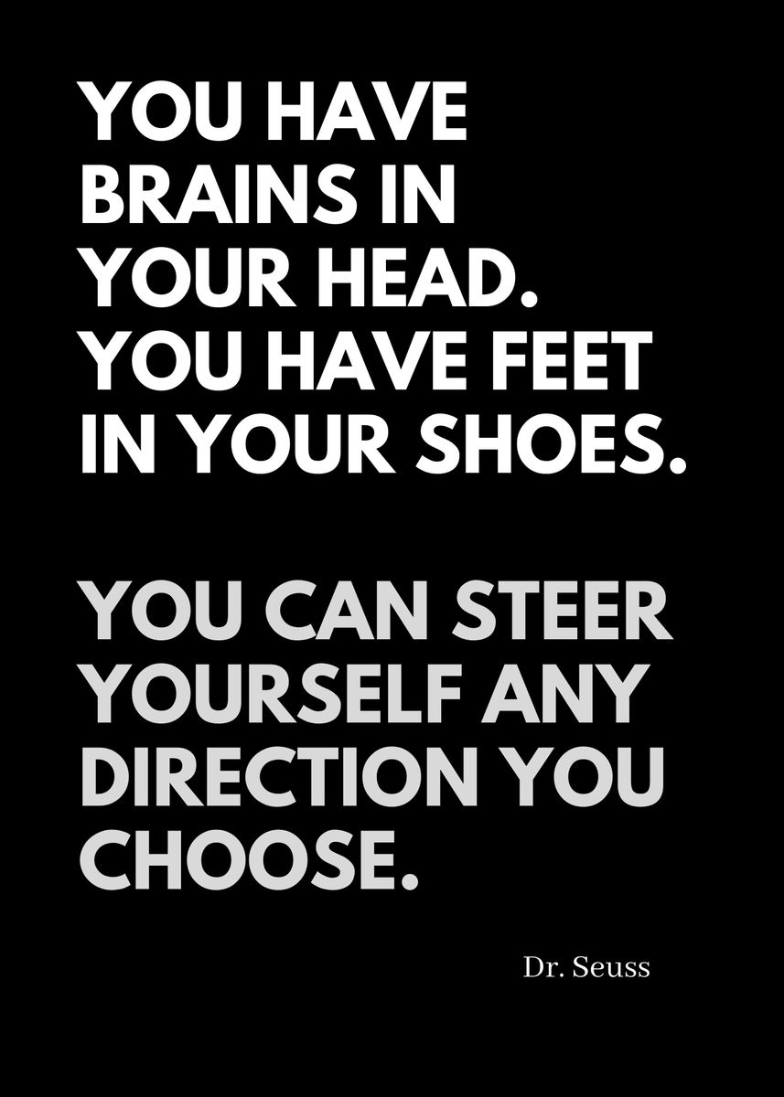 'LIFE QUOTE 123' Poster, picture, metal print, paint by RamyDB | Displate