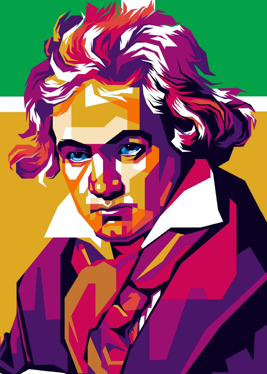 'Ludwig Van Beethoven' Poster by Imad Wpap | Displate
