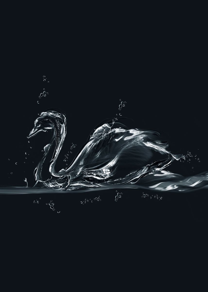 'Goose' Poster, picture, metal print, paint by Faissal Thomas | Displate