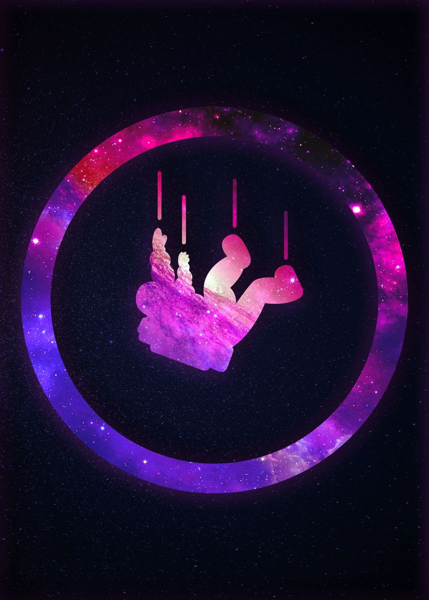 'free fall' Poster, picture, metal print, paint by Louka Fontenoy ...