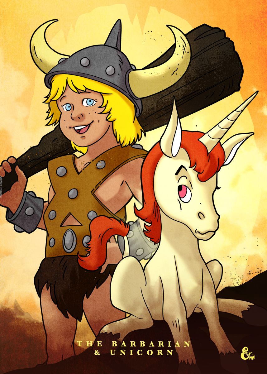 'Bobby The Barbarian' Poster, picture, metal print, paint by Dungeons ...