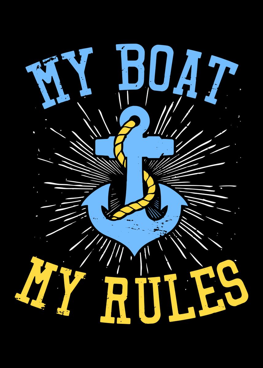 'Boating' Poster by Shiva121 | Displate