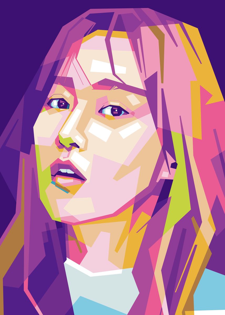 'SNSD YURI' Poster, picture, metal print, paint by Abdee Ridho | Displate