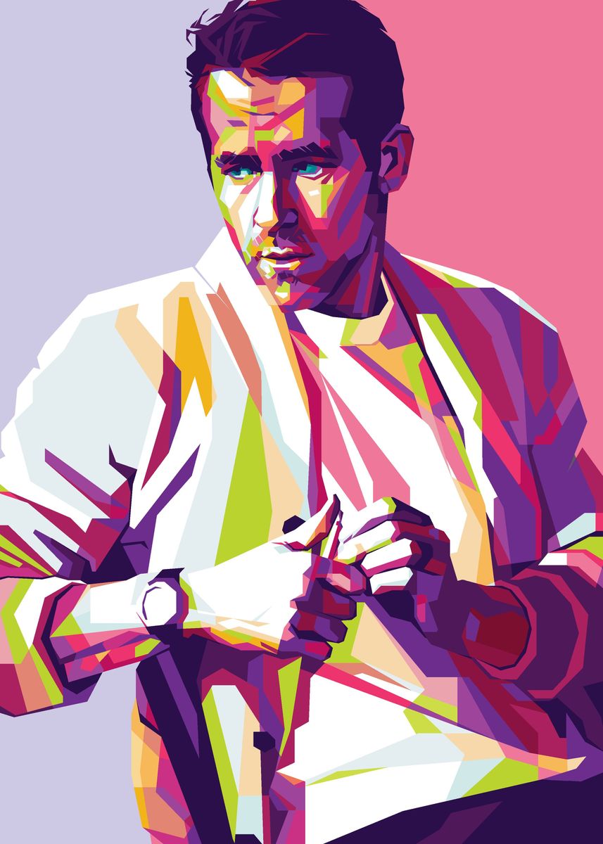 'Ryan Reynolds' Poster, picture, metal print, paint by Muhammad Renaldy ...