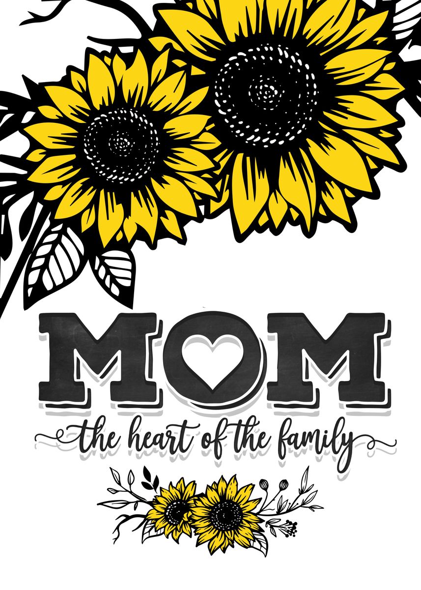 'The heart of the family' Poster by Juliana RW | Displate