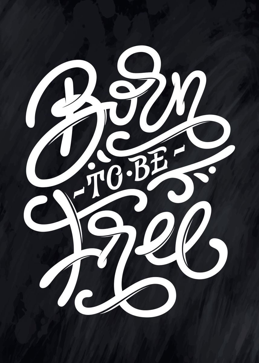 'Born Free' Poster, picture, metal print, paint by David Majercik ...