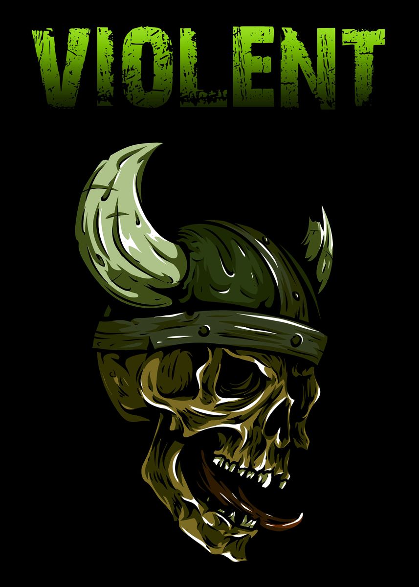 'Demon Skull Gothic Devil' Poster by Eye-Catcher | Displate