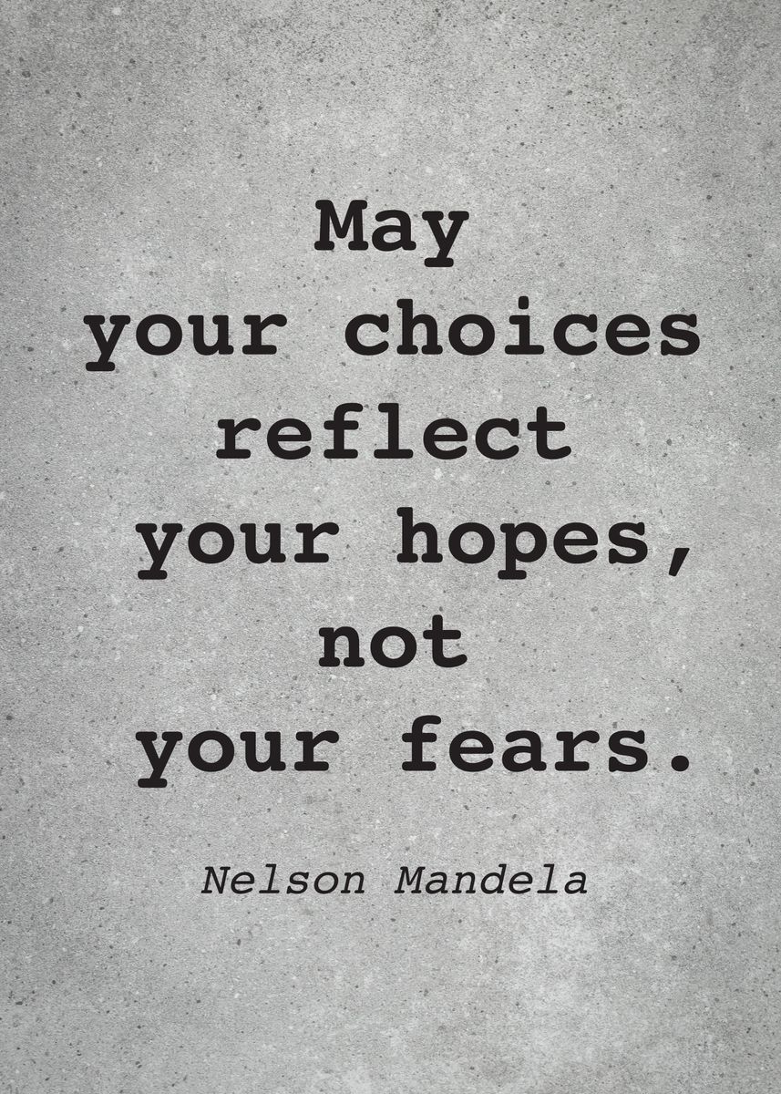 'Nelson Mandela Quote L015' Poster, picture, metal print, paint by Go ...