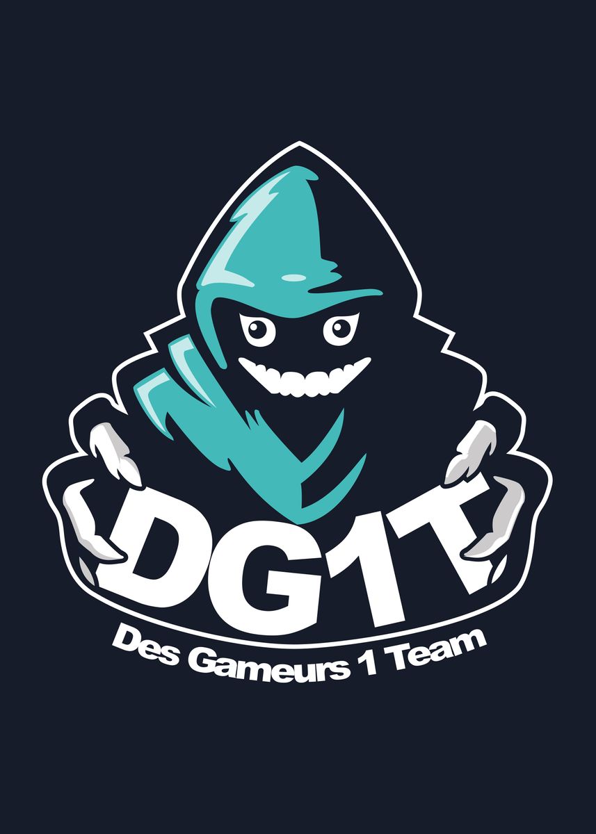 'Logo DG1T CLASSIQUE' Poster, picture, metal print, paint by DG1T TEAM ...