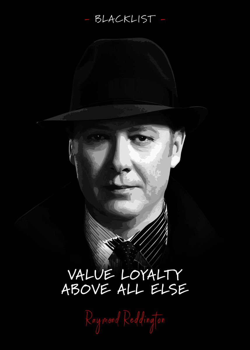 'Raymond Reddington' Poster, picture, metal print, paint by ...