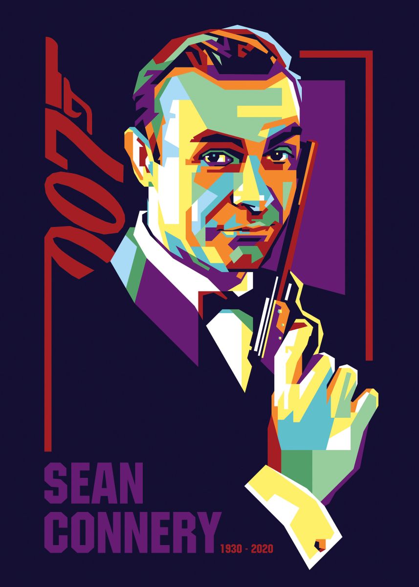 James Bond Sean Connery Poster
