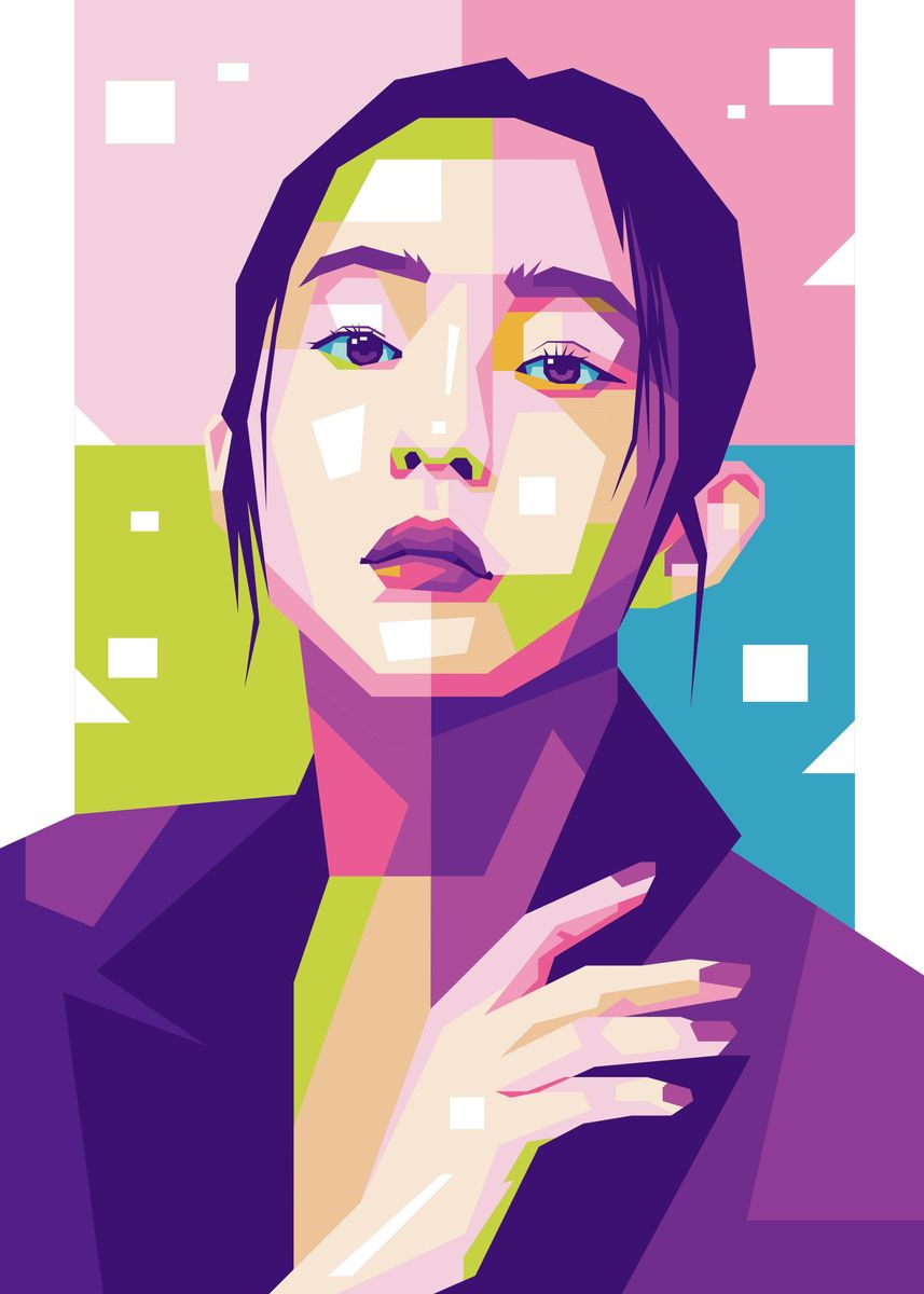 'IRENE RED VELVET' Poster, picture, metal print, paint by Rochefort ...