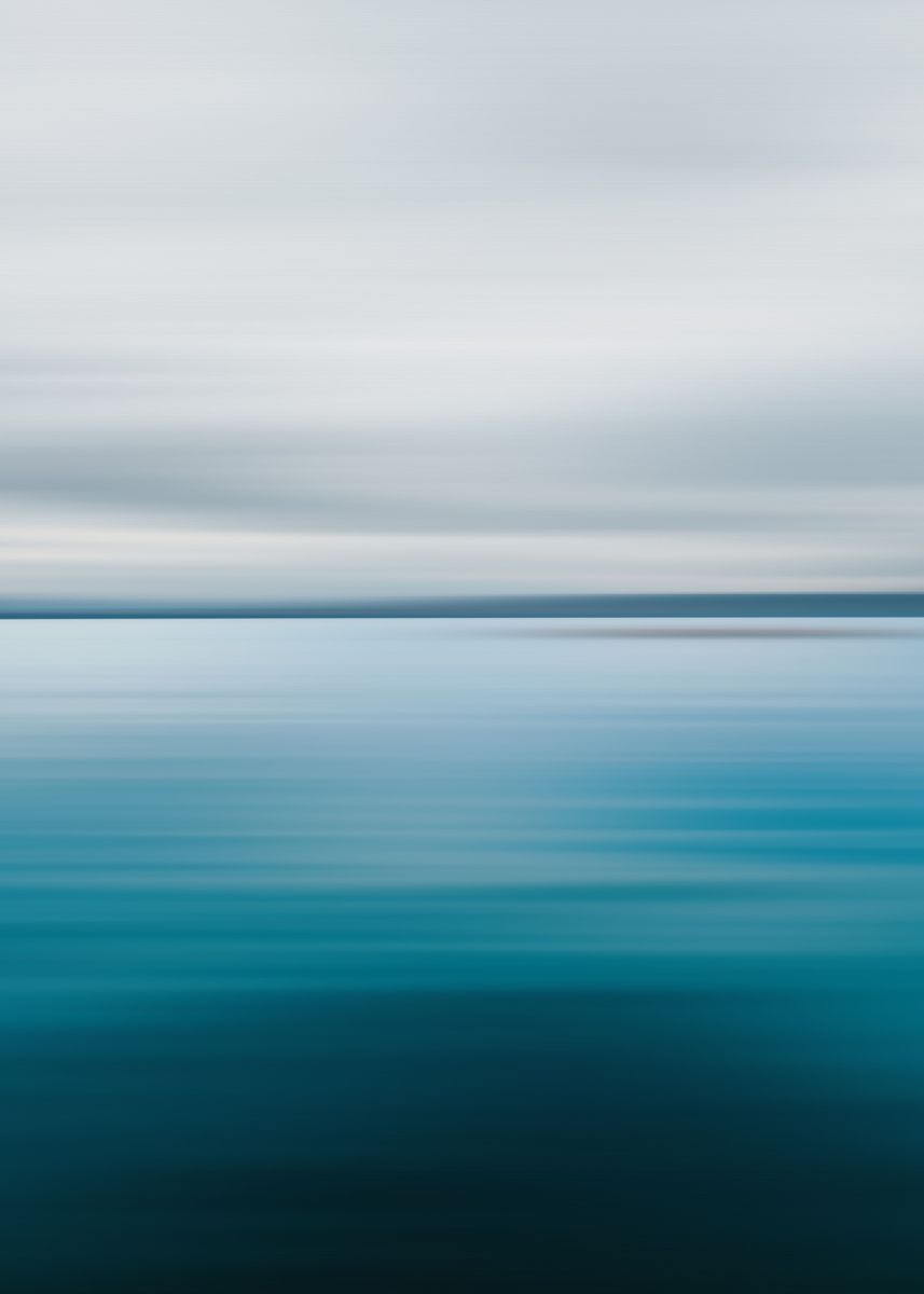 'Abstract Seascape 07' Poster by Klara Acel | Displate