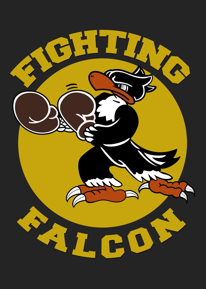 'The Fighting Falcon' Poster, picture, metal print, paint by ...