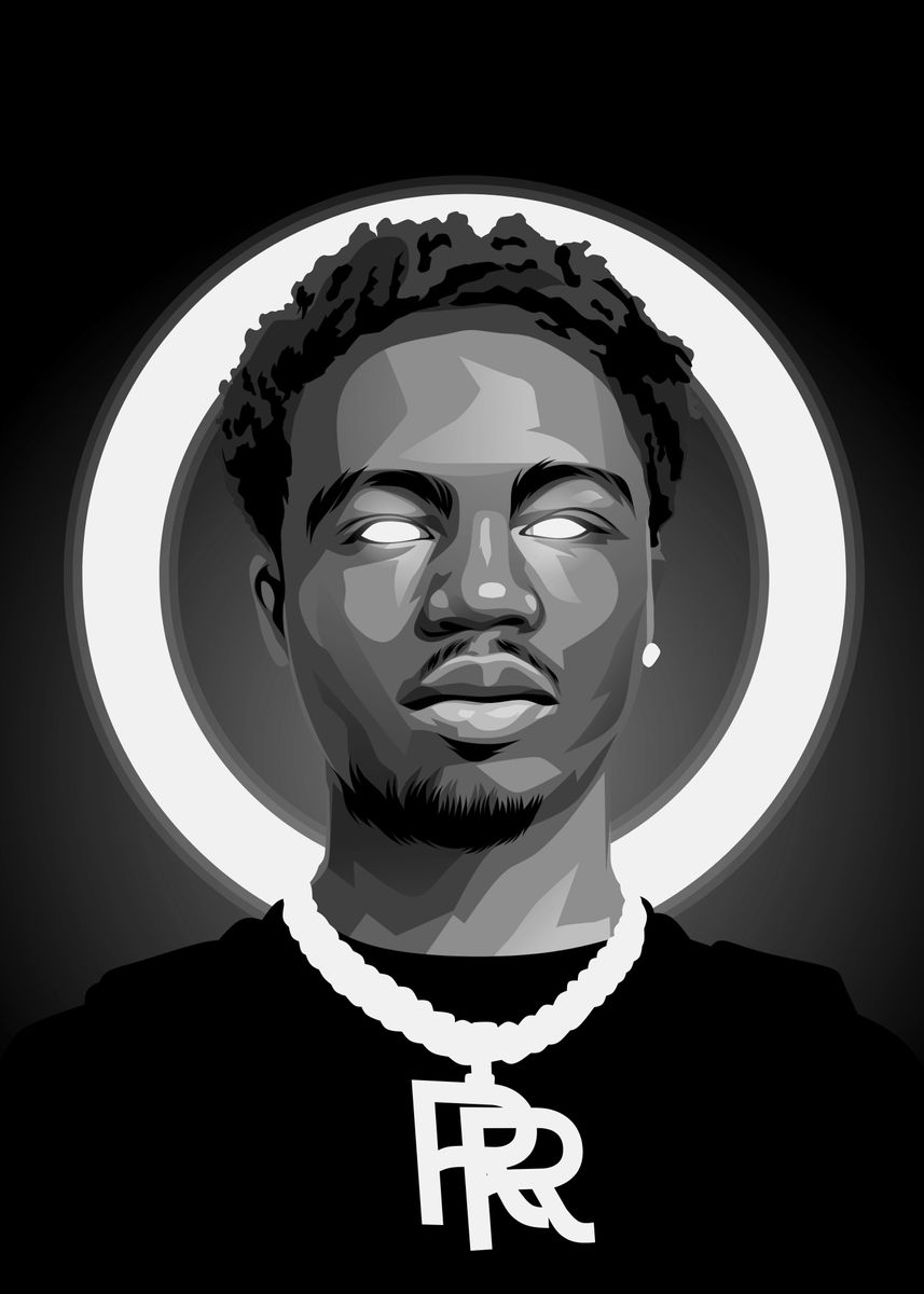 'Roddy Ricch ' Poster, picture, metal print, paint by Tovu Yovi ...