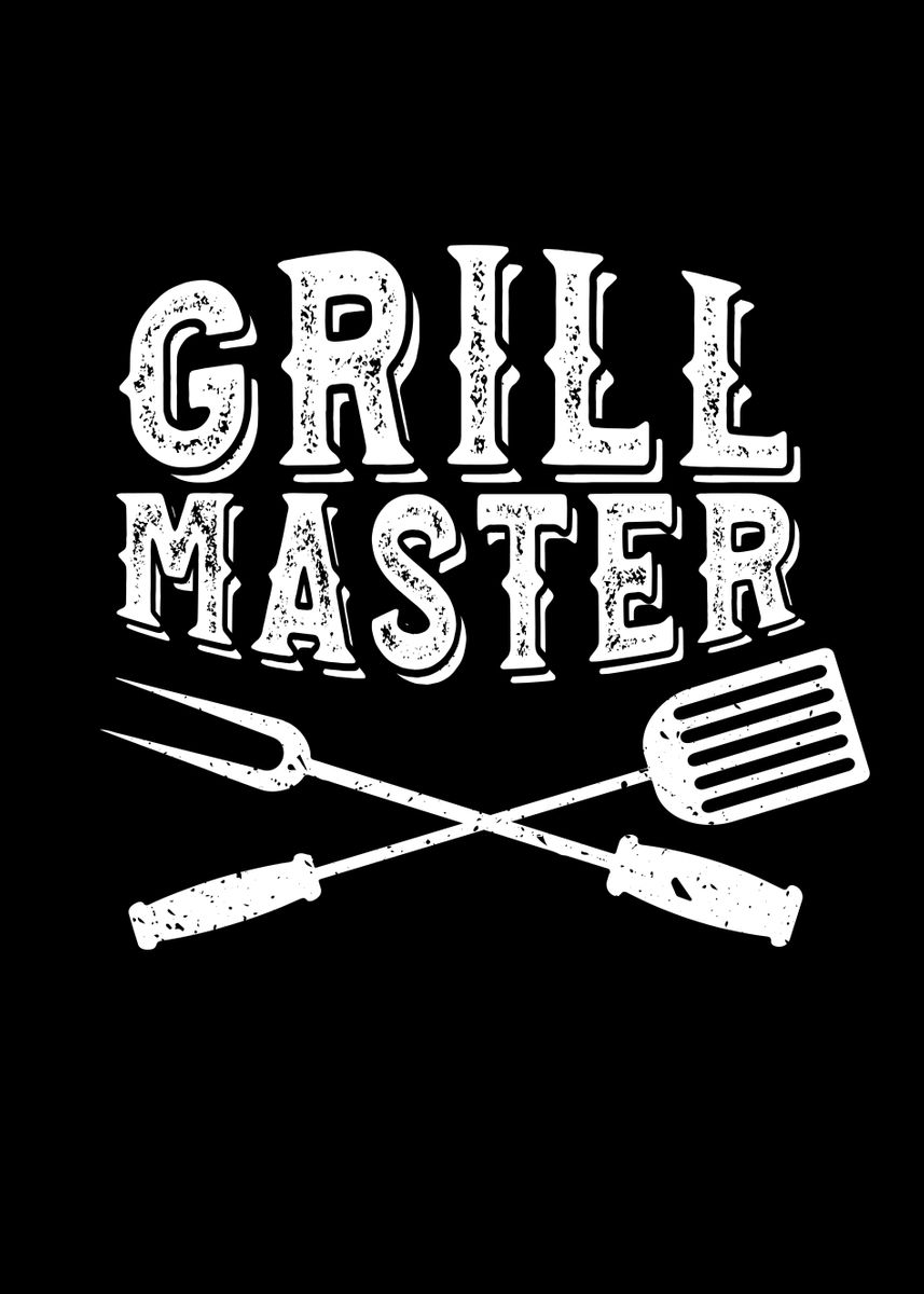 'Grill Master' Poster, picture, metal print, paint by Francois ...