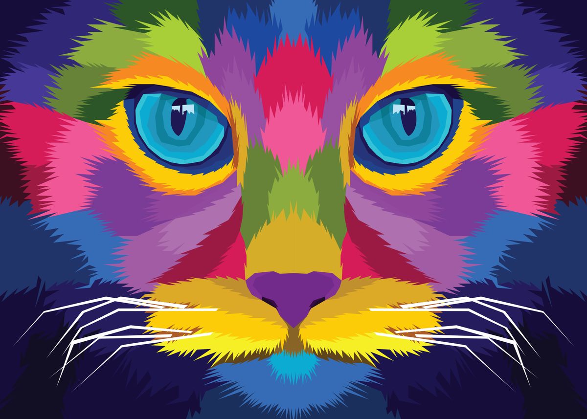 'Pop Art Cats' Poster by The Matrix | Displate
