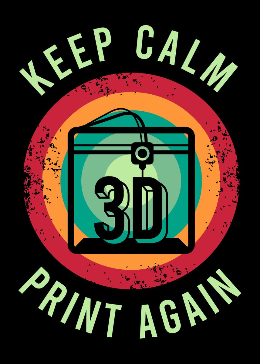 '3D Printer 3D Printing' Poster, picture, metal print, paint by Alley ...