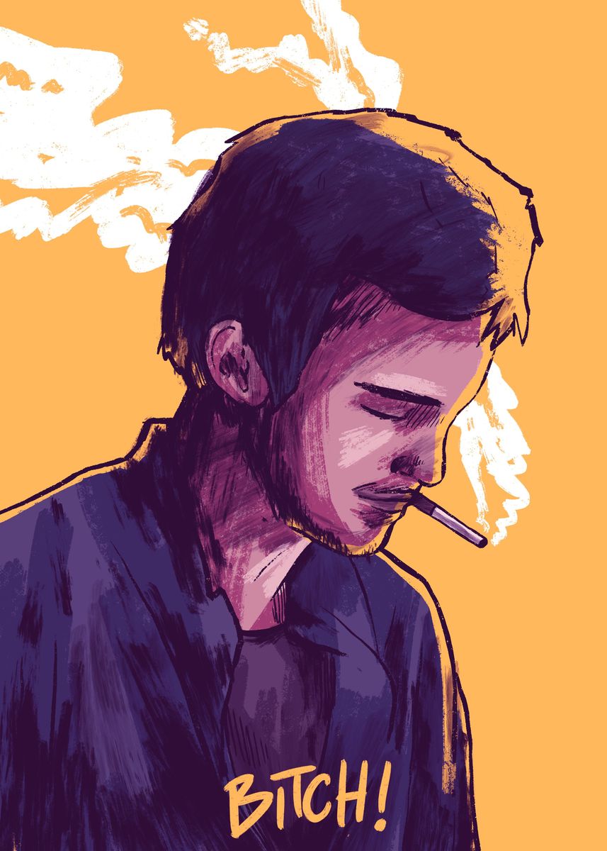 'Jesse pinkman Breaking Bad' Poster, picture, metal print, paint by ...