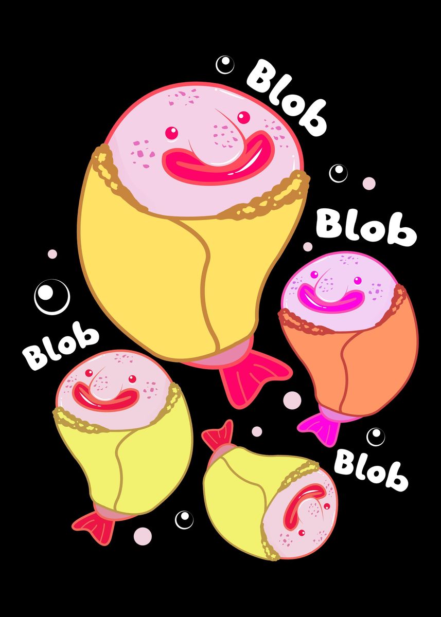 'Blobfish Japanese Resto' Poster by FunnyGifts | Displate