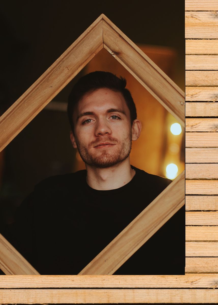 'Askew' Poster, picture, metal print, paint by Sam Brady | Displate