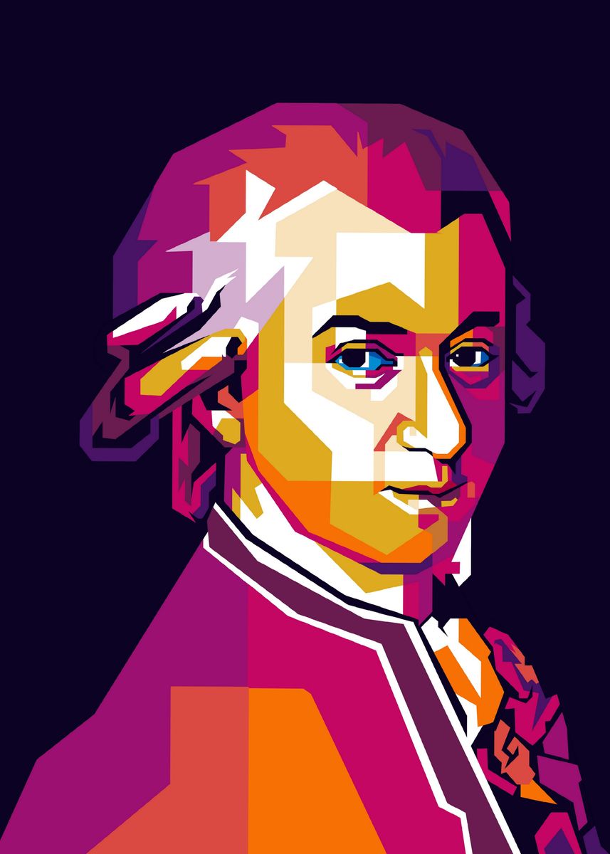 'Mozart' Poster by Imad Wpap | Displate