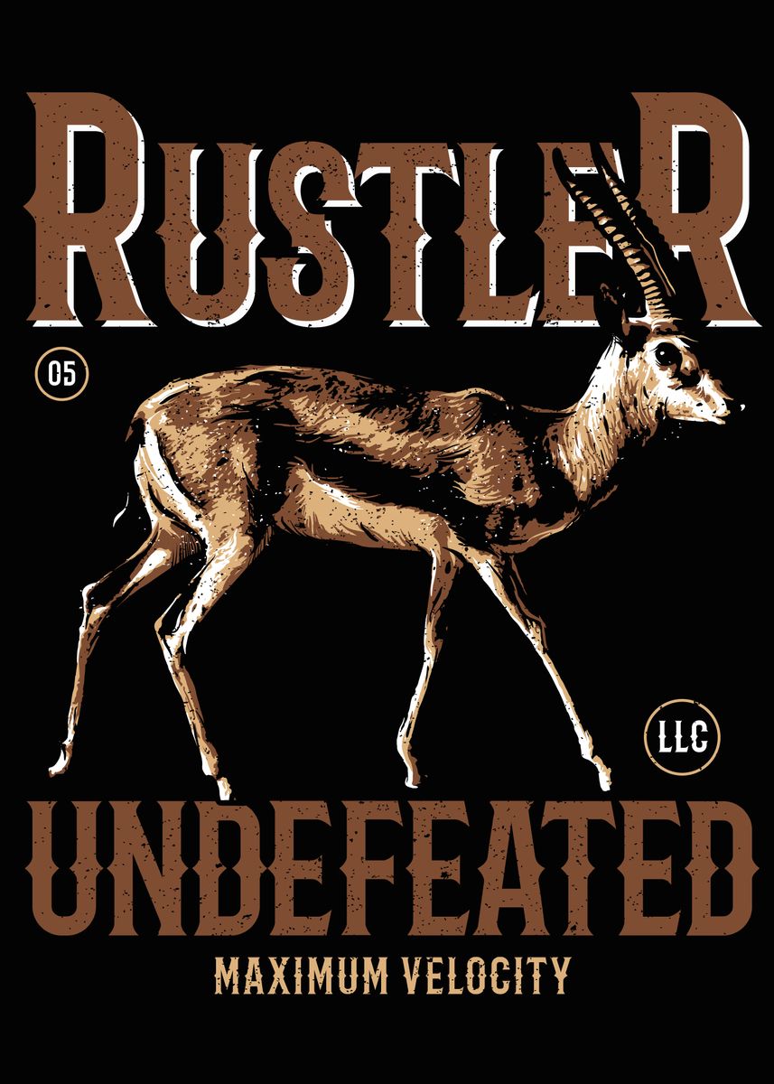 'Undefeated' Poster, picture, metal print, paint by Ralph Frankenberg ...