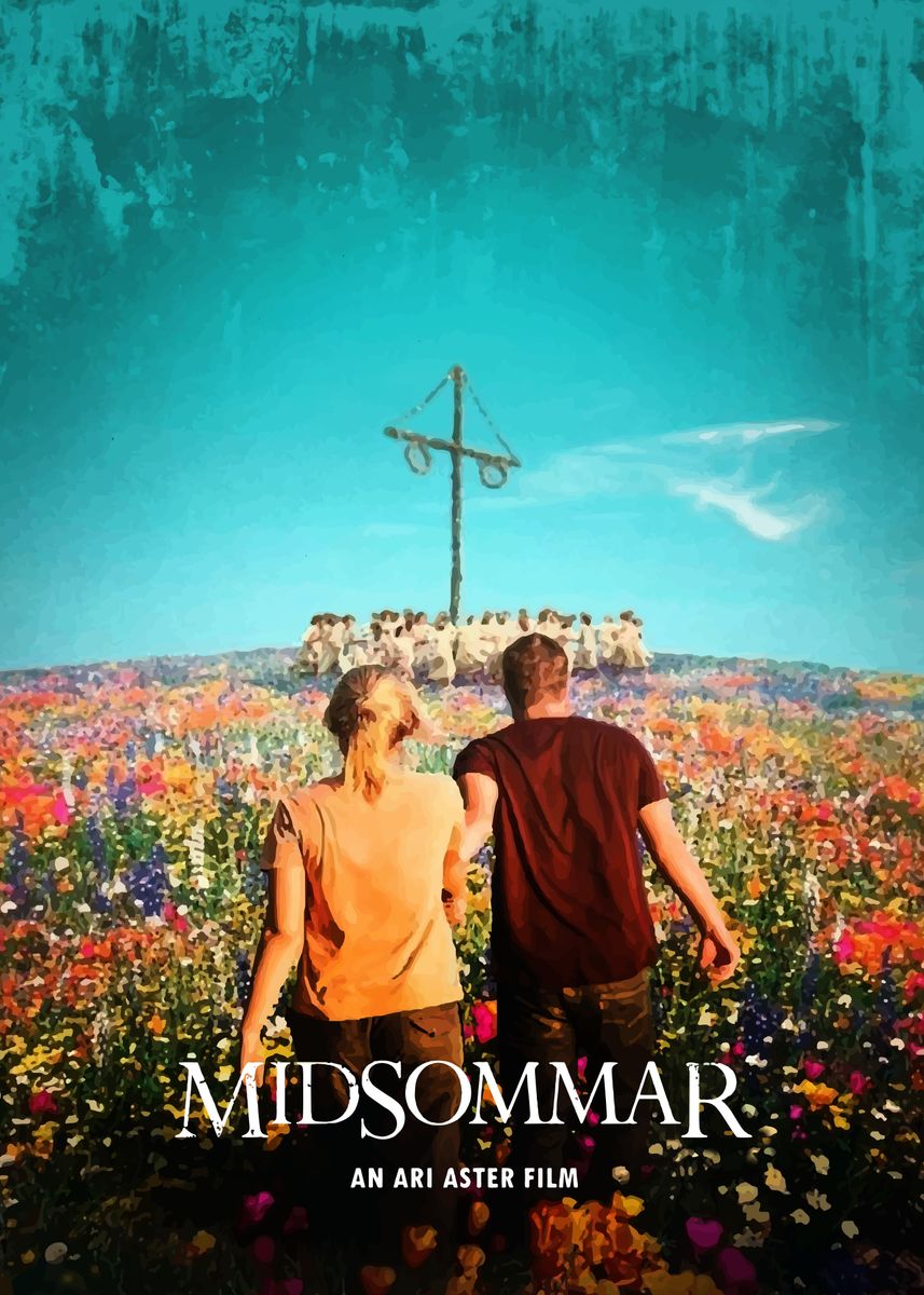 'Midsommar' Poster, picture, metal print, paint by Bo Kev | Displate