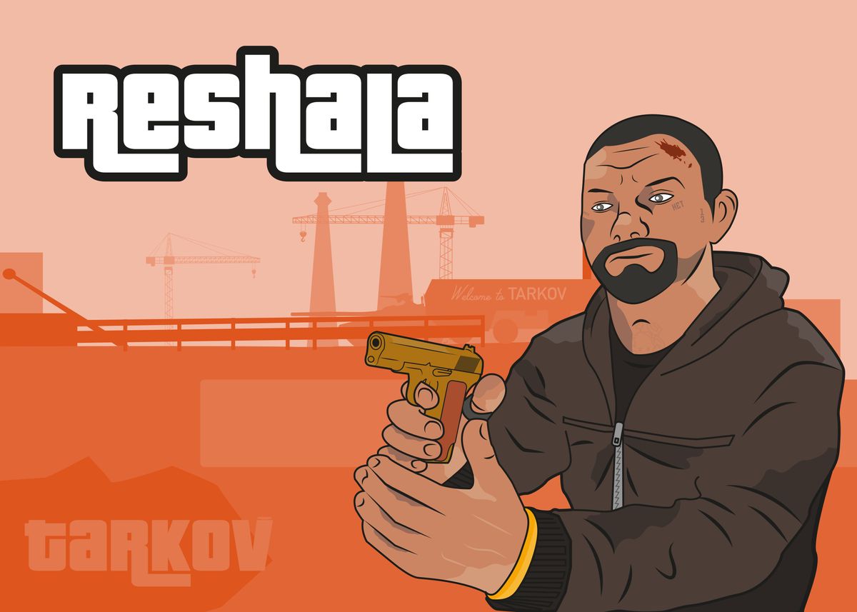 'Reshala EFT GTA Style' Poster by Soronelite | Displate